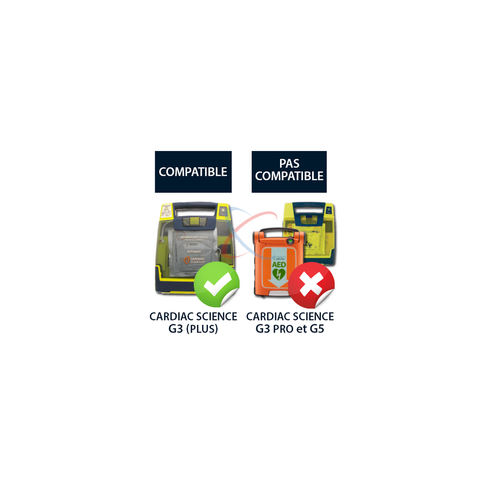 Batterie Lithium défibrillateur Cardiac Science Powerheart G3 Plus